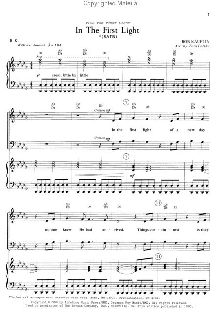 In the First Light | Project Edison Experiments